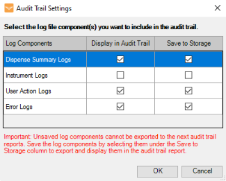 Audit Trail Log