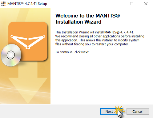 Upgrading the MANTIS Software