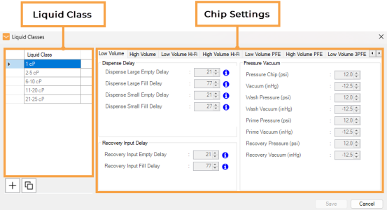 Managing Liquid Classes