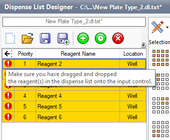 Resolving Dispense List Errors