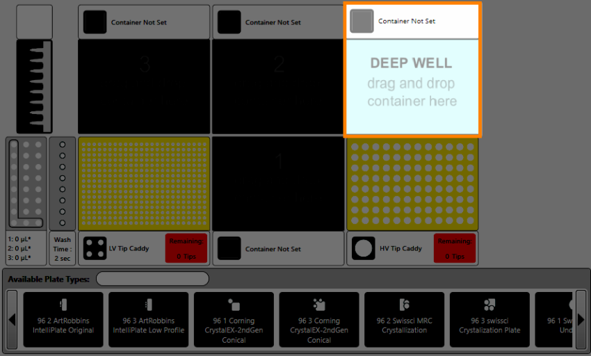 Working with the Deep Well Station