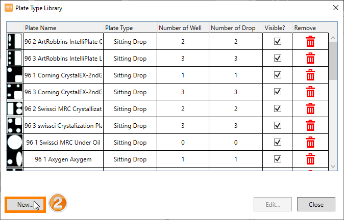 Adding and Editing Plate Types — NT8 NT8C-V46R022 documentation