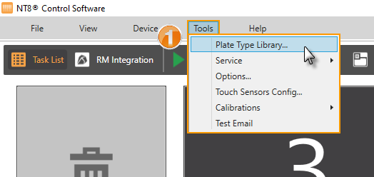 Adding and Editing Plate Types — NT8 NT8C-V46R022 documentation