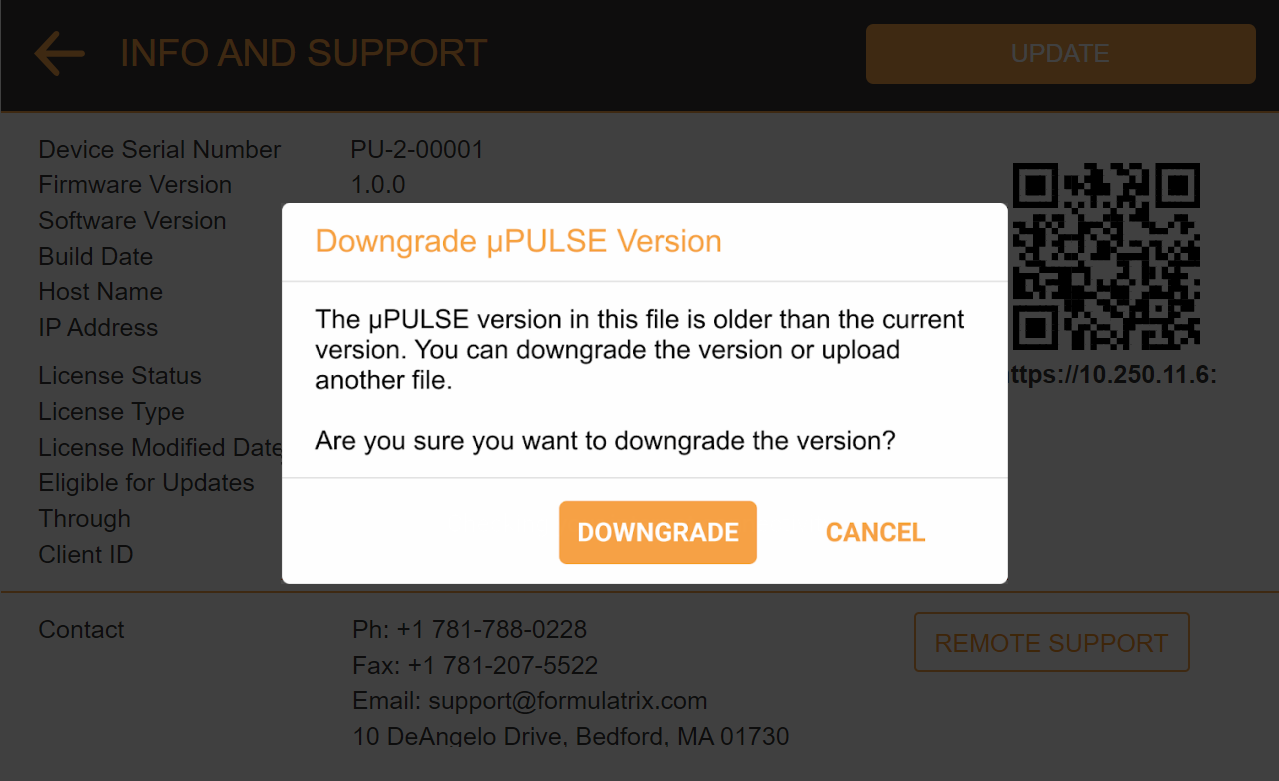 Updating µPULSE Software