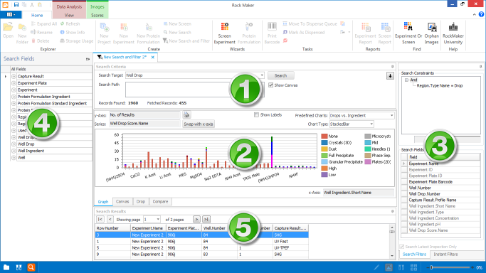 Search and Filter Interface