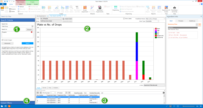 Search and Filter Interface