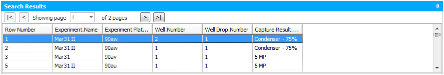 Search and Filter Interface