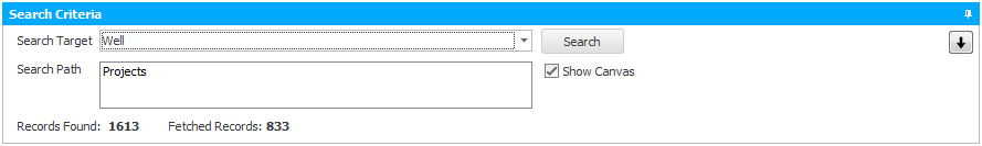 Search and Filter Interface