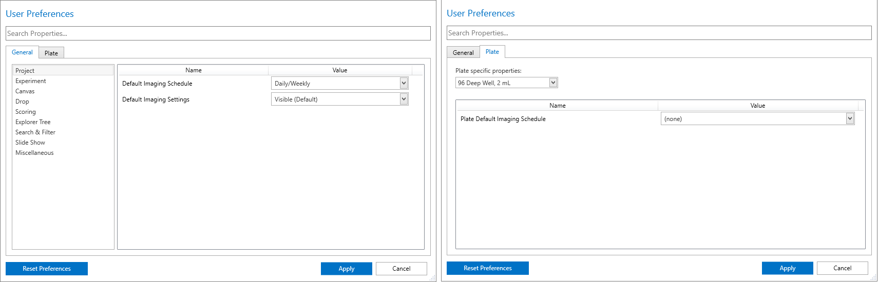 Setting Up Preferences