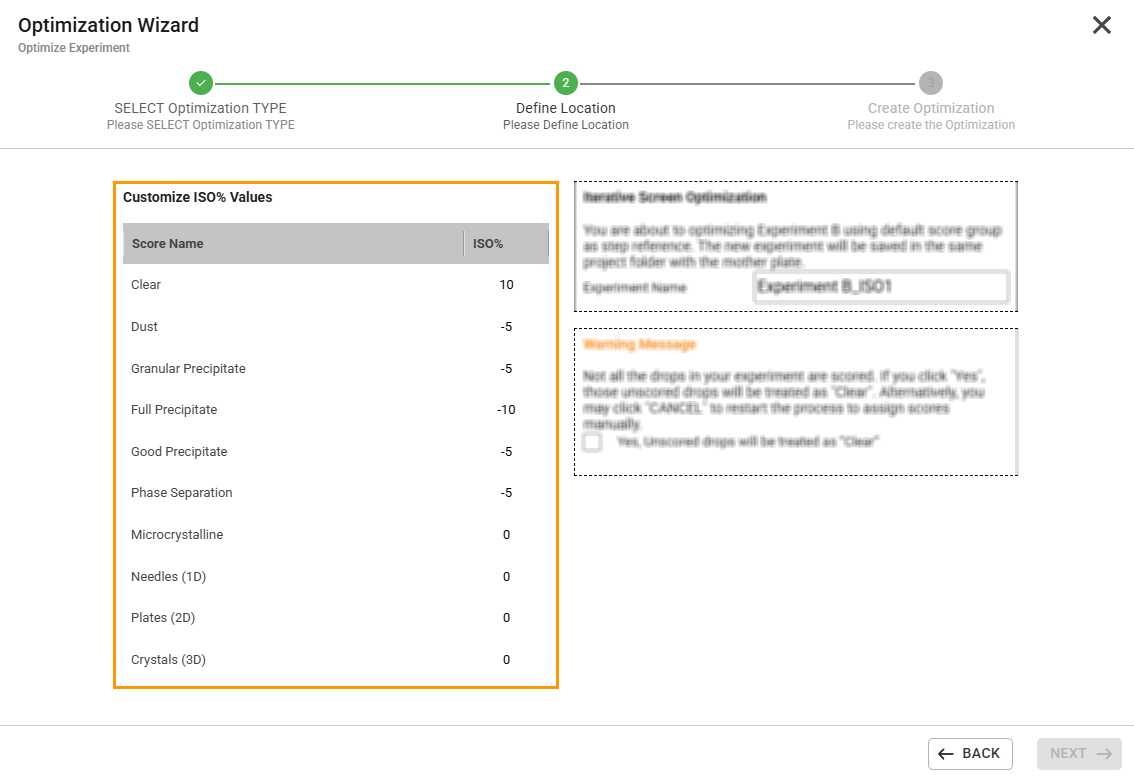 Creating an Iterative Screen Optimization (ISO) Experiment — ROCK MAKER 4.10 documentation