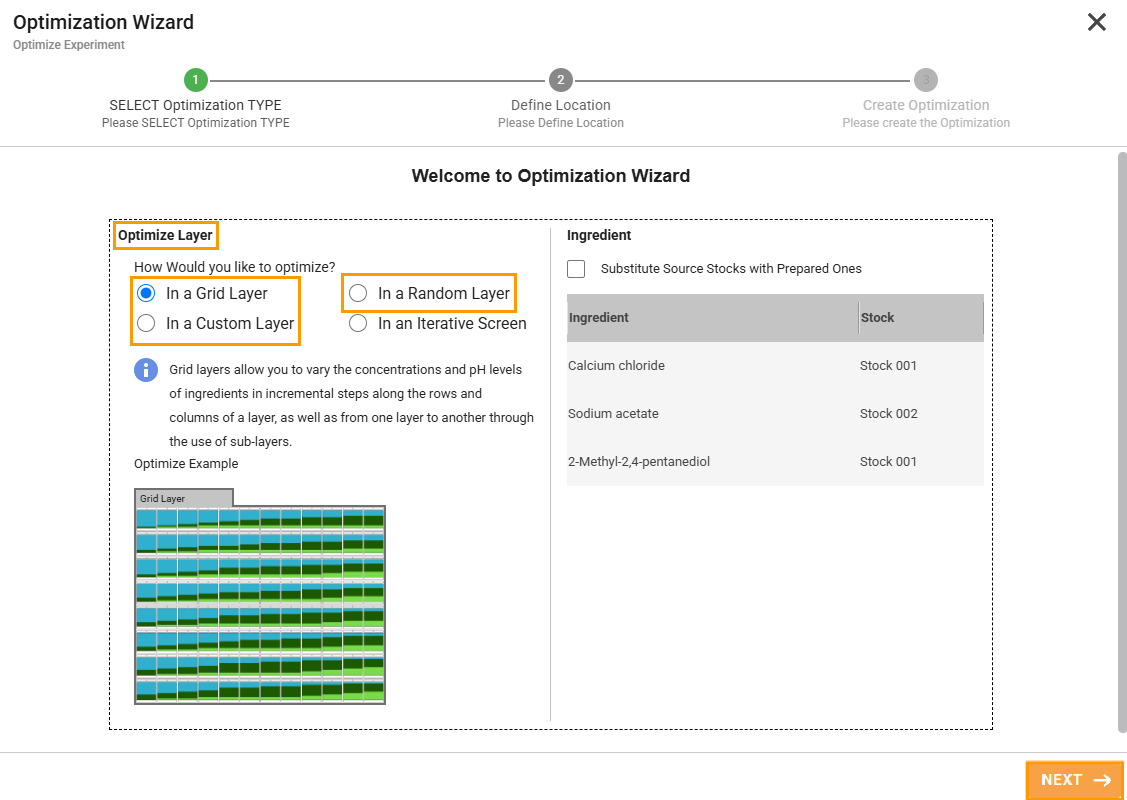 Creating an Optimization Experiment — ROCK MAKER 4.10 documentation