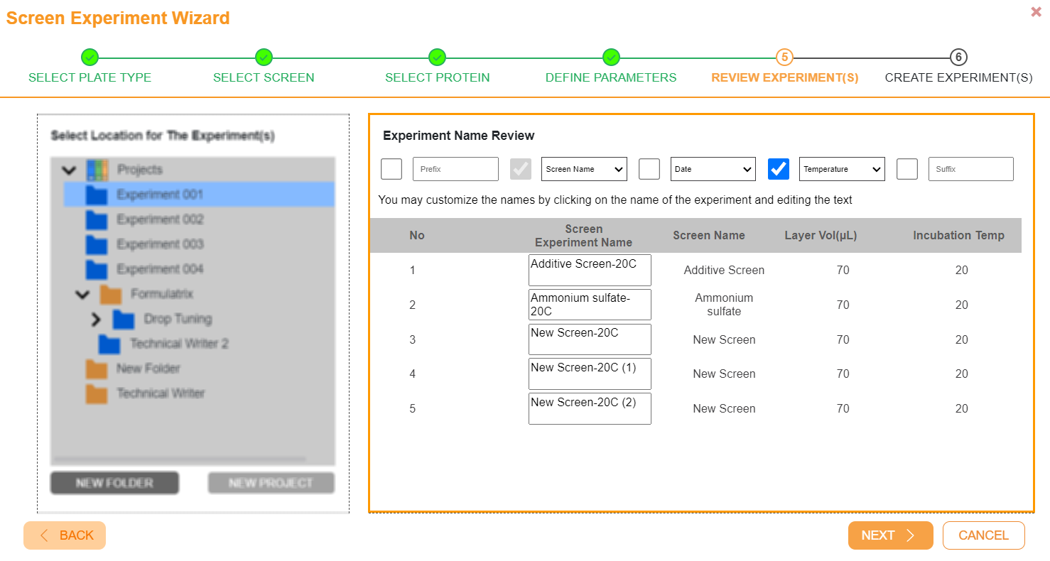 Creating Multiple Screen Experiments Using Screen Experiment Wizard — Rock Maker 46 Documentation