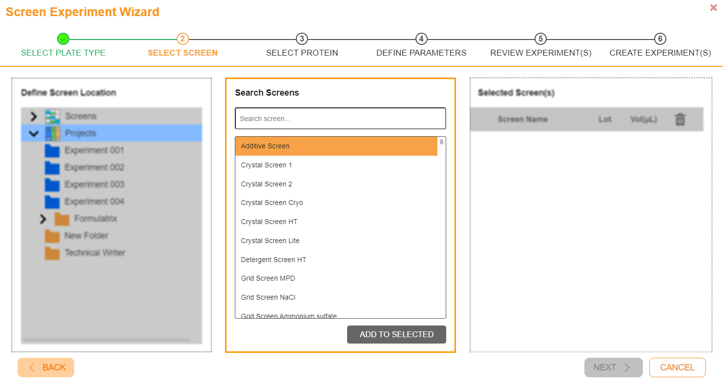 Creating Multiple Screen Experiments Using Screen Experiment Wizard — ROCK MAKER 4.6 documentation