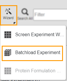 Creating Multiple Experiments Using Batchload Experiment Wizard — ROCK MAKER 4.7 documentation