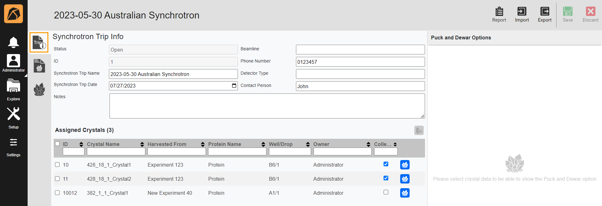 Exporting And Importing Synchrotron Trips Csv Files — Rock Maker 47