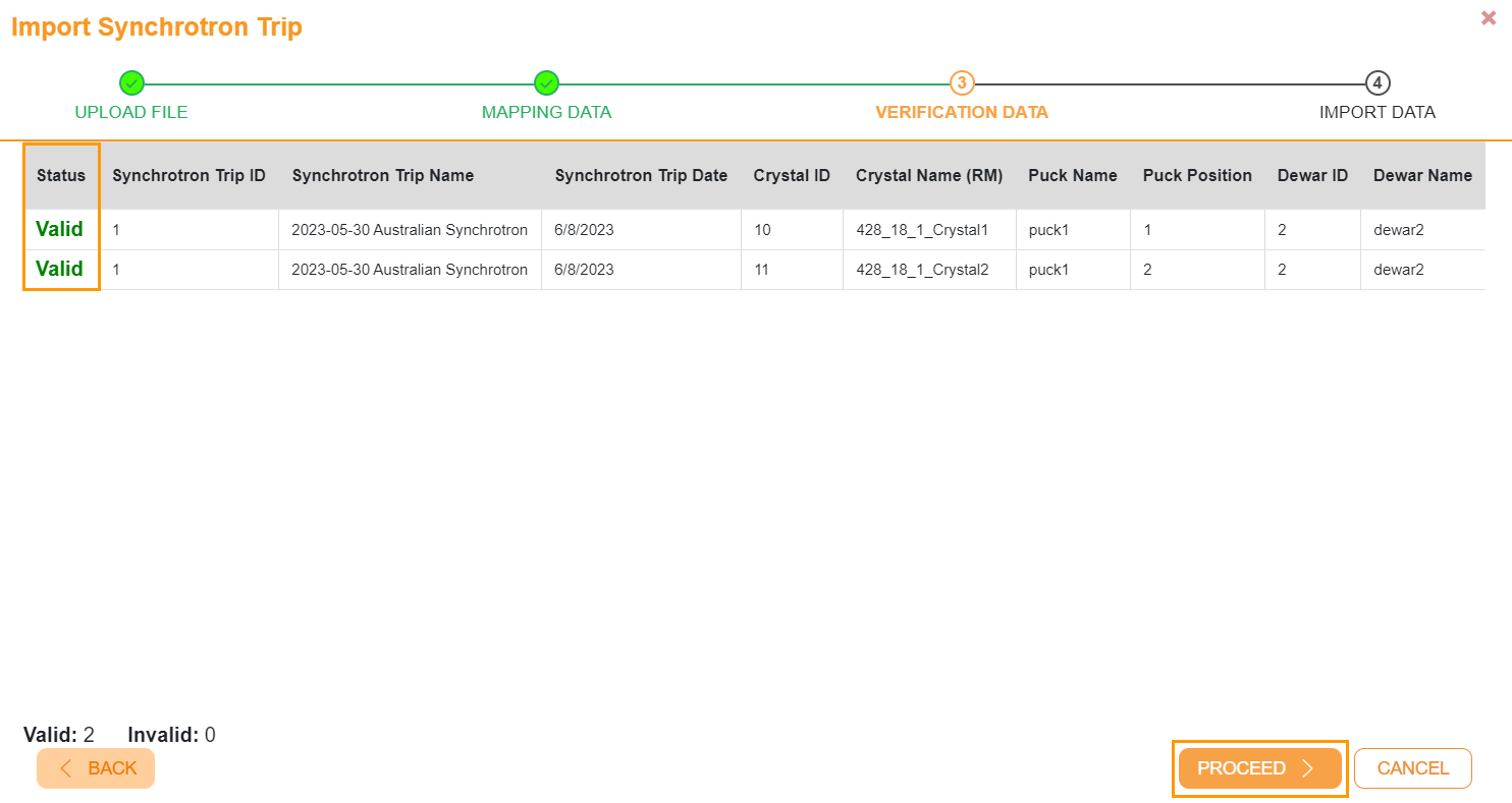 Exporting And Importing Synchrotron Trips Csv Files — Rock Maker 47 Documentation