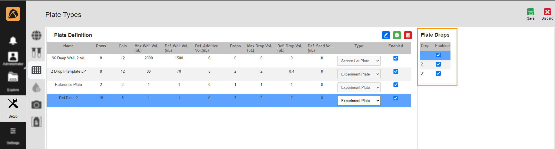 Plate Types Submenu — ROCK MAKER 4.9 documentation
