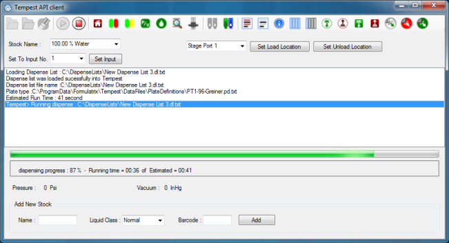 Running Experiments with the API