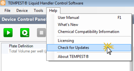 Upgrading the TEMPEST Software