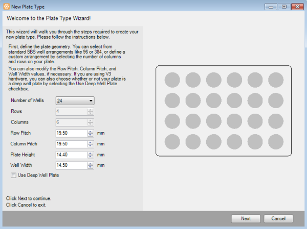 Adding Plate Types to the Plate Type Library