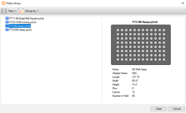 Adding Plate Types to the Plate Type Library